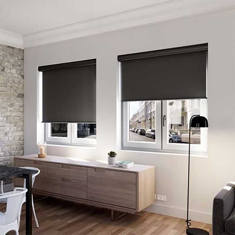 VENTE STORES RIDEAUX ENROULEUR BLACK-OUT SUR MESURE PAS CHER TUNISIE Avec Valance en Aluminium ...